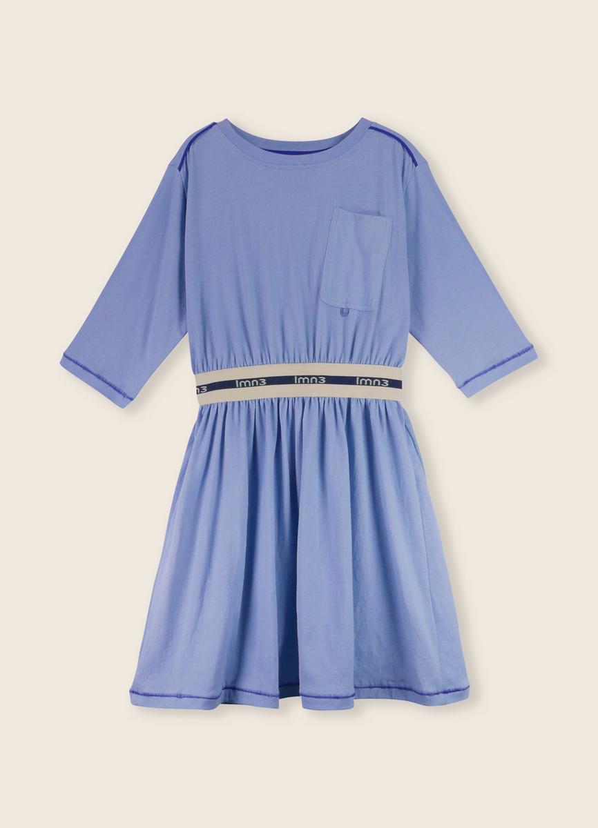 Lmn3 Dream Blue Elastic Waisted Dress – Young Timers Boutique