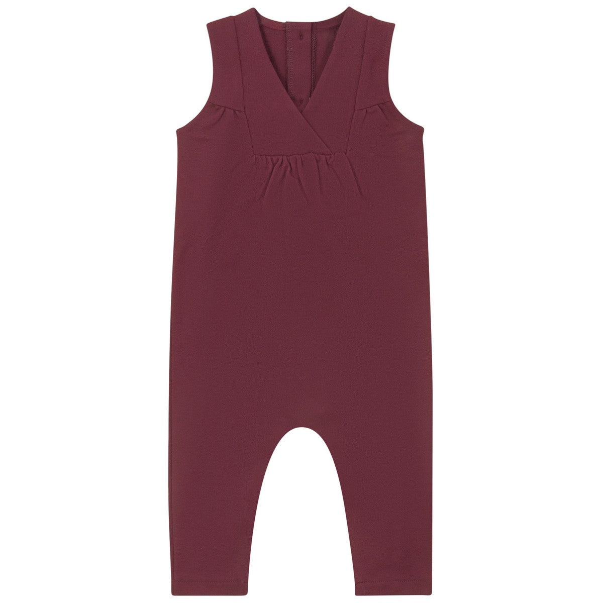 Kix Wine V Detail Romper – Young Timers Boutique