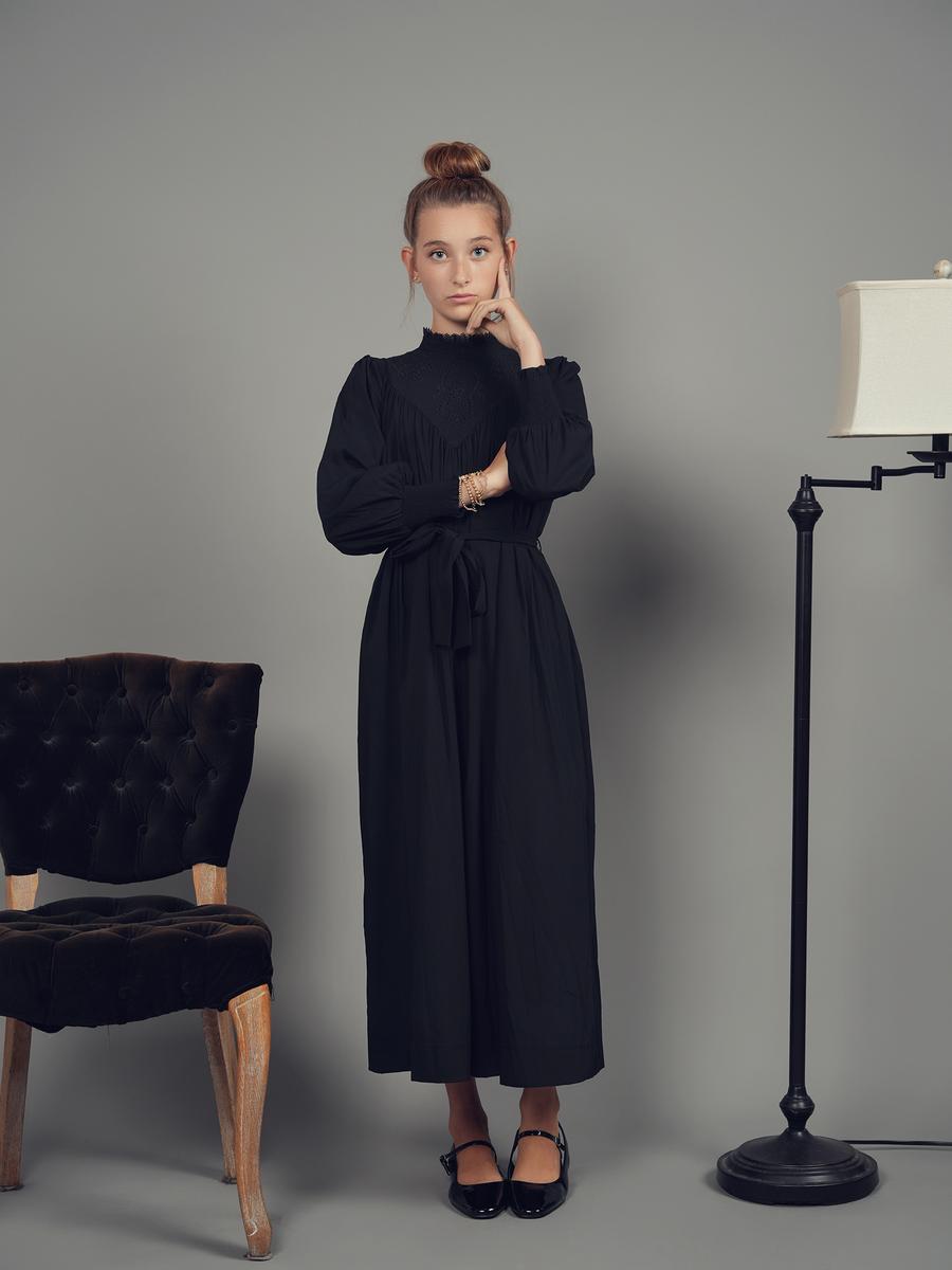 Emm Black Maxi Lace Dress – Young Timers Boutique