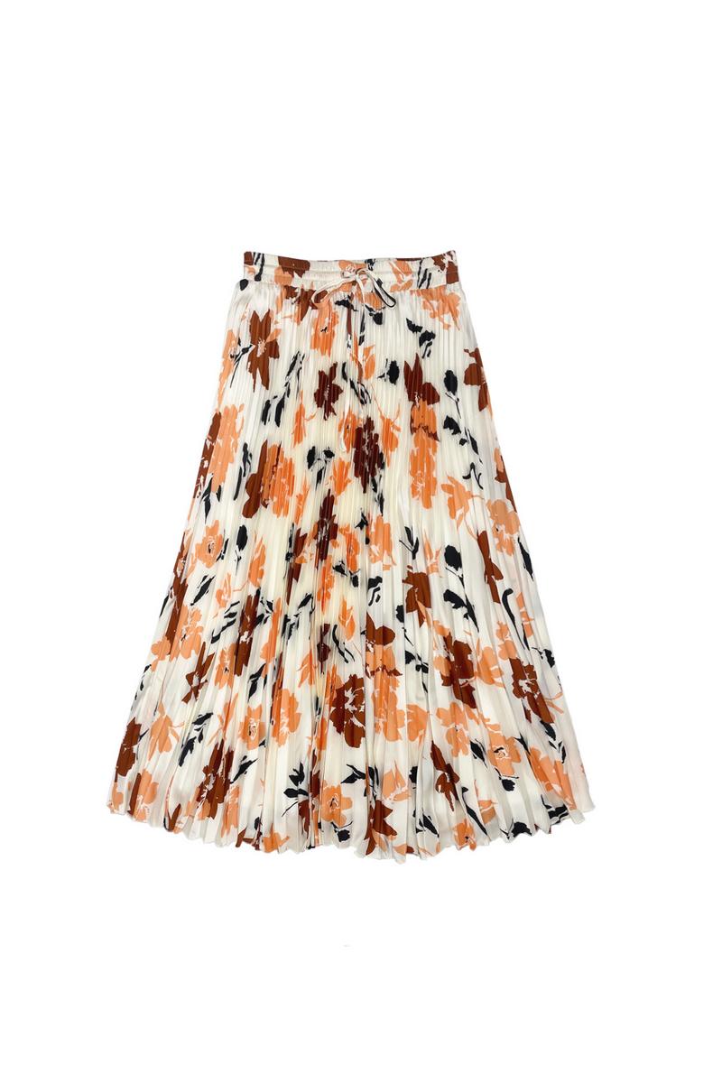 Elle Oh Elle Orange Flowers Klara Skirt – Young Timers Boutique
