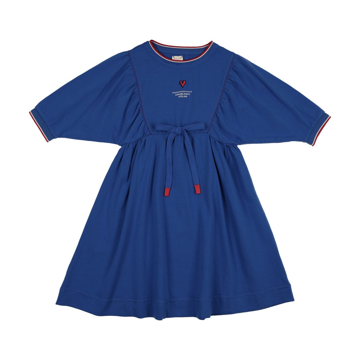 Analogie Electric Blue Outer Field 3/4 Sleeve Dress – Young Timers Boutique