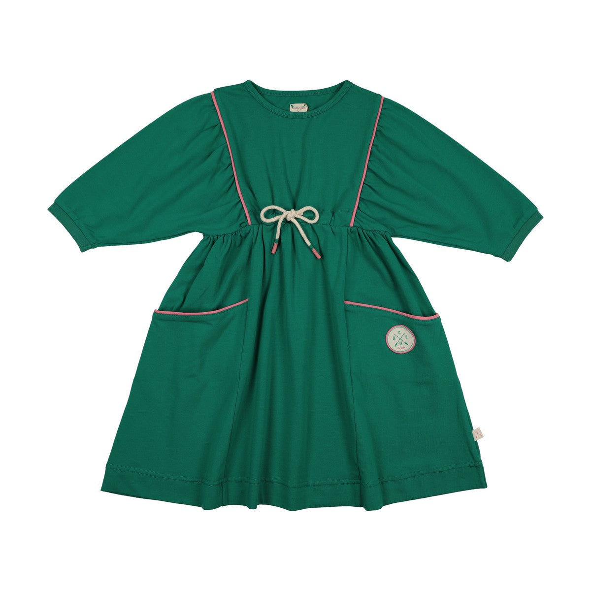 Analogie Electric Green Boating Crew Dress 3/4 – Young Timers Boutique