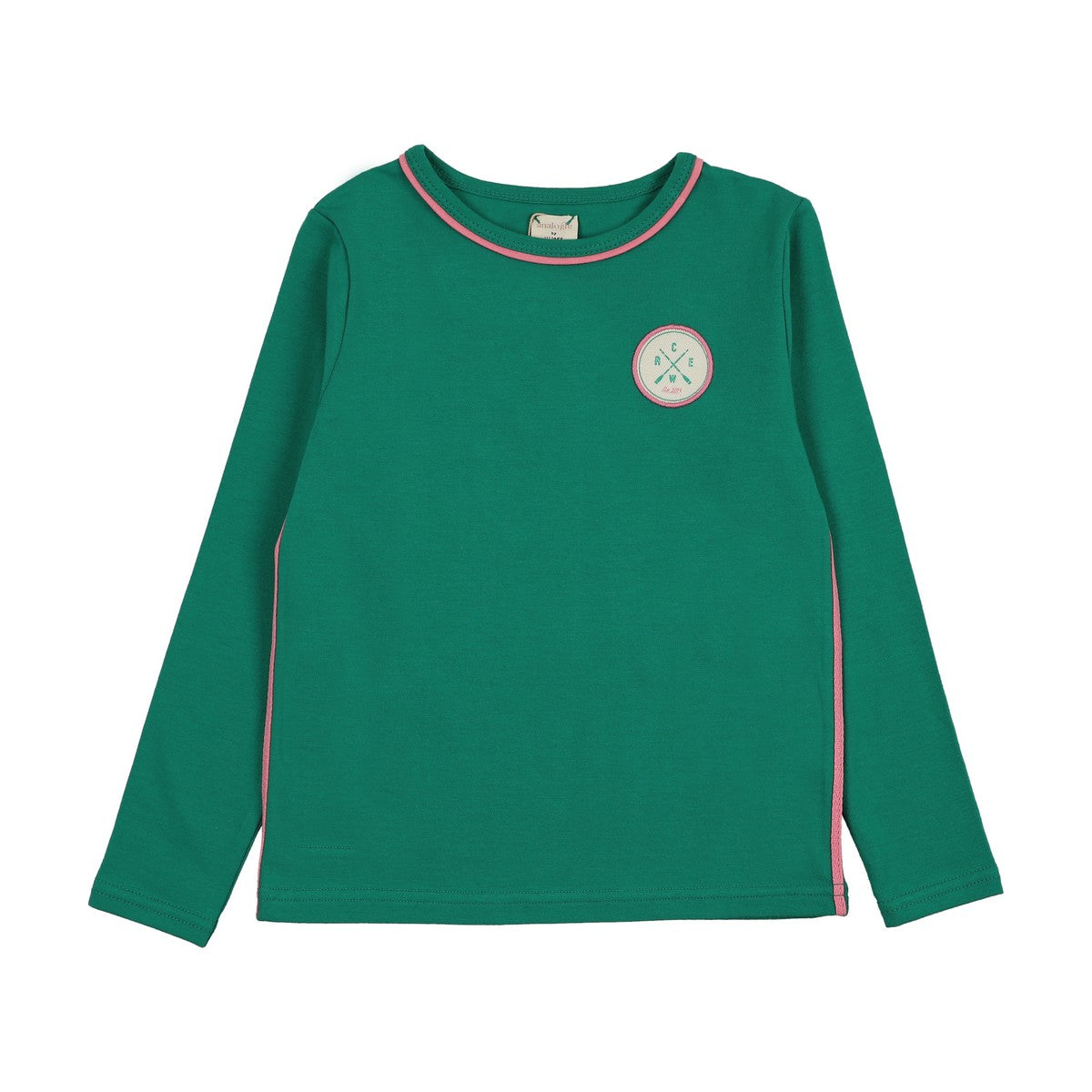 Analogie Electric Green Boating Crew Long Sleeve Tee – Young Timers ...