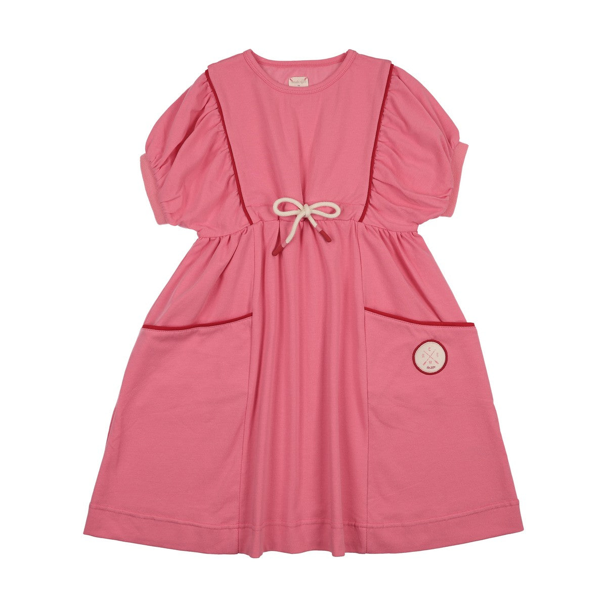 Analogie Fresh Pink Boating Crew Short Sleeves Dress – Young Timers ...