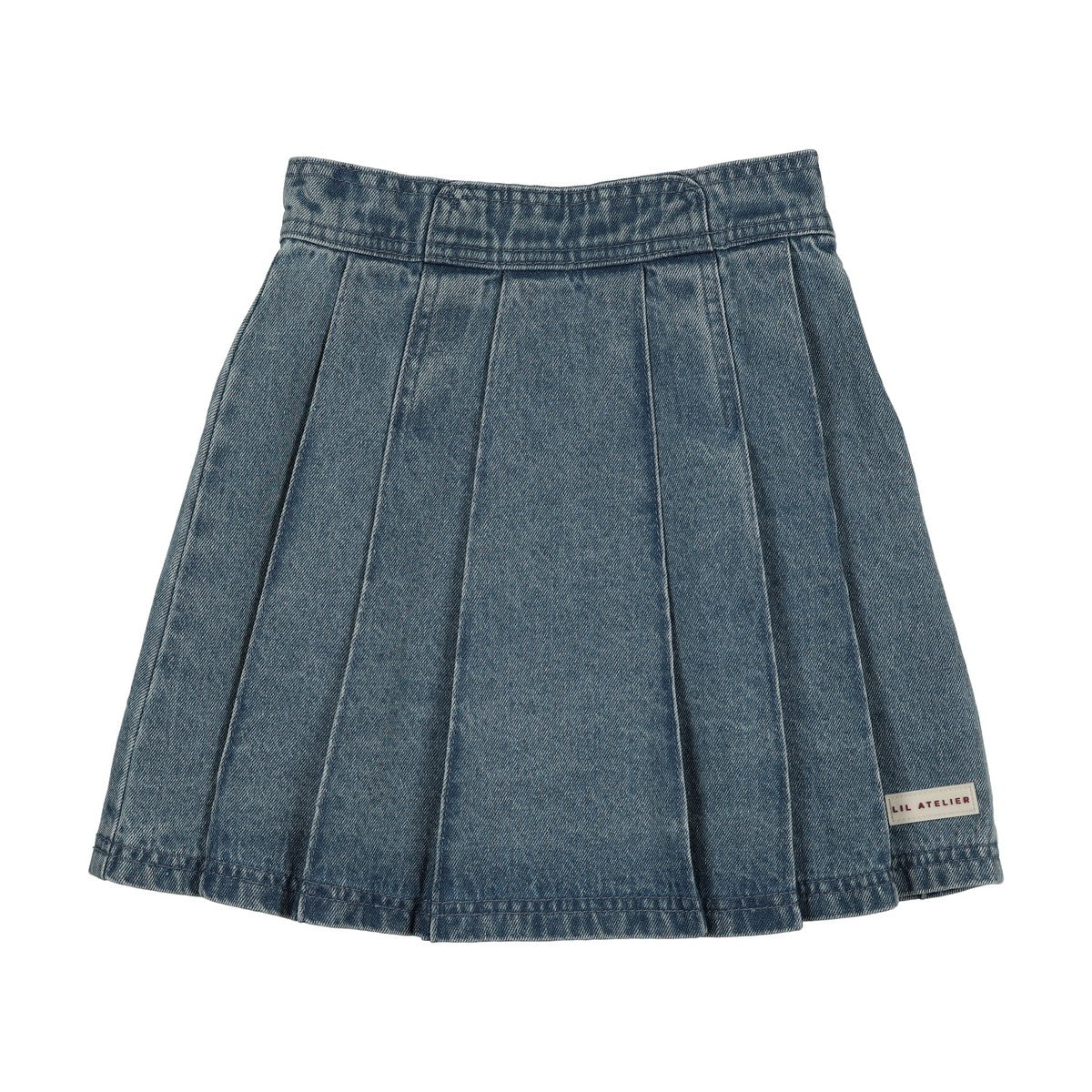 Analogie Mid Blue Wash Denim City Pleated Skirt – Young Timers Boutique
