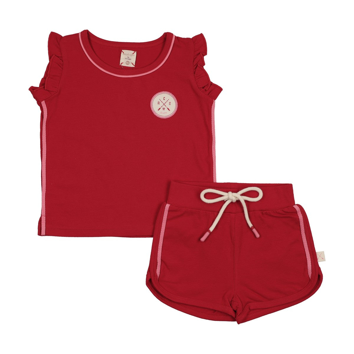 Analogie Red Boating Crew Girls Set – Young Timers Boutique