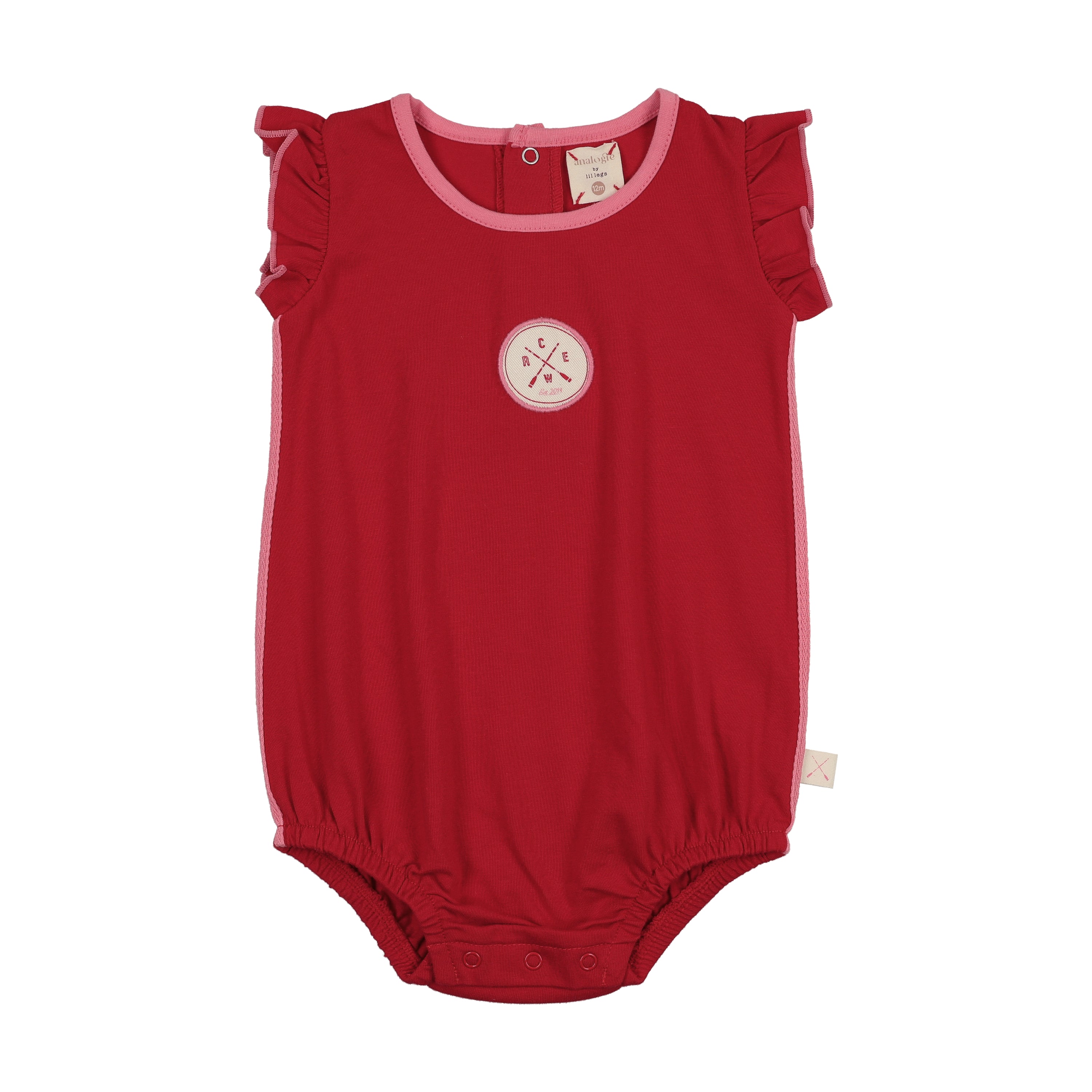 Analogie Red Boating Crew Ruffle Romper – Young Timers Boutique