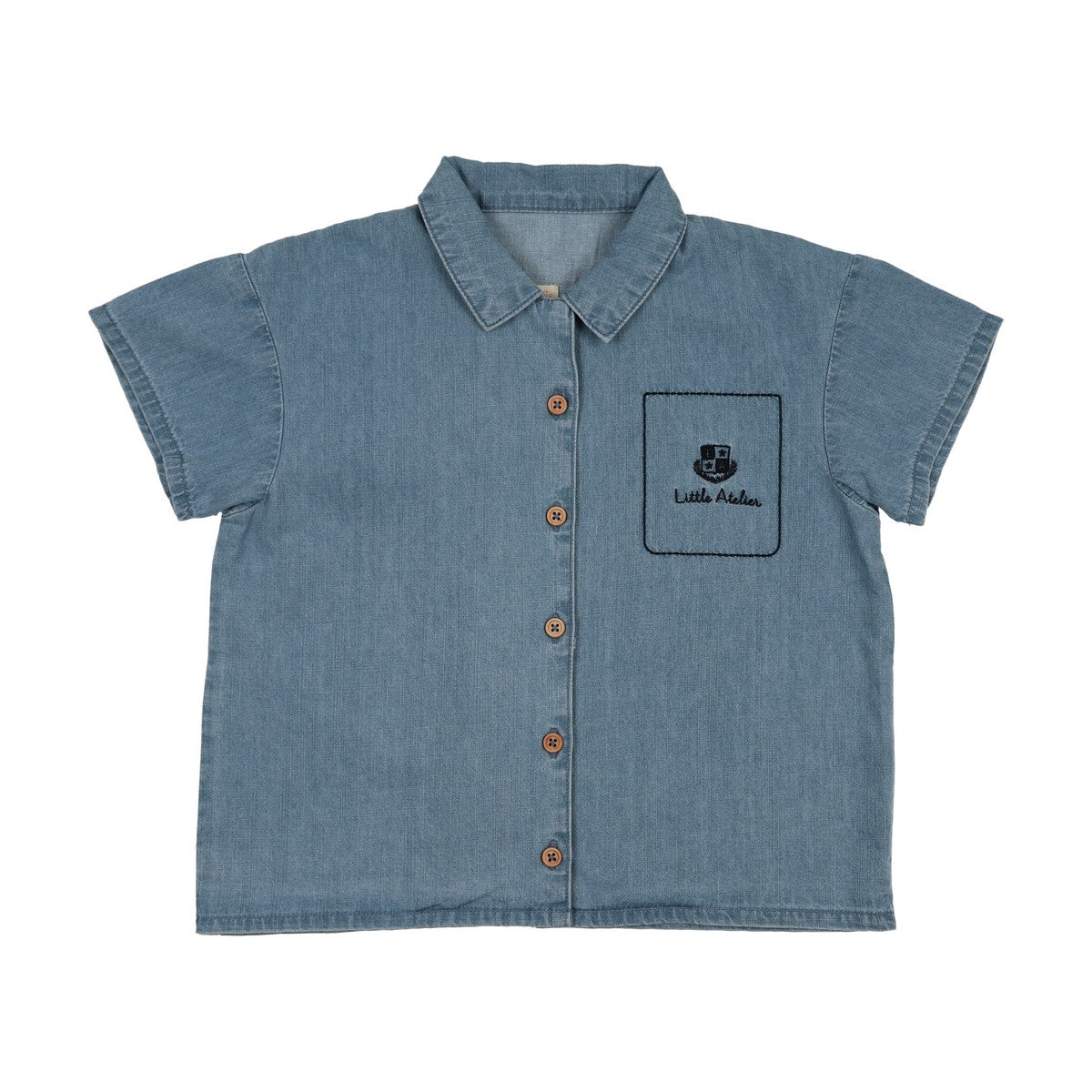 Analogie Mid Blue Wash Denim City Shirt – Young Timers Boutique