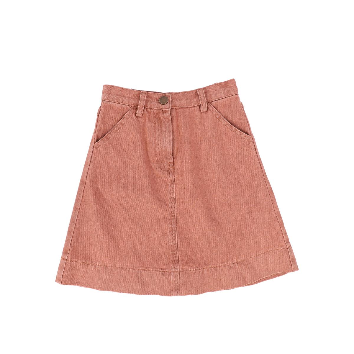 Mauve Denim Side Pocket Skirt - Girls & Teen Bamboo Skirt | Young ...