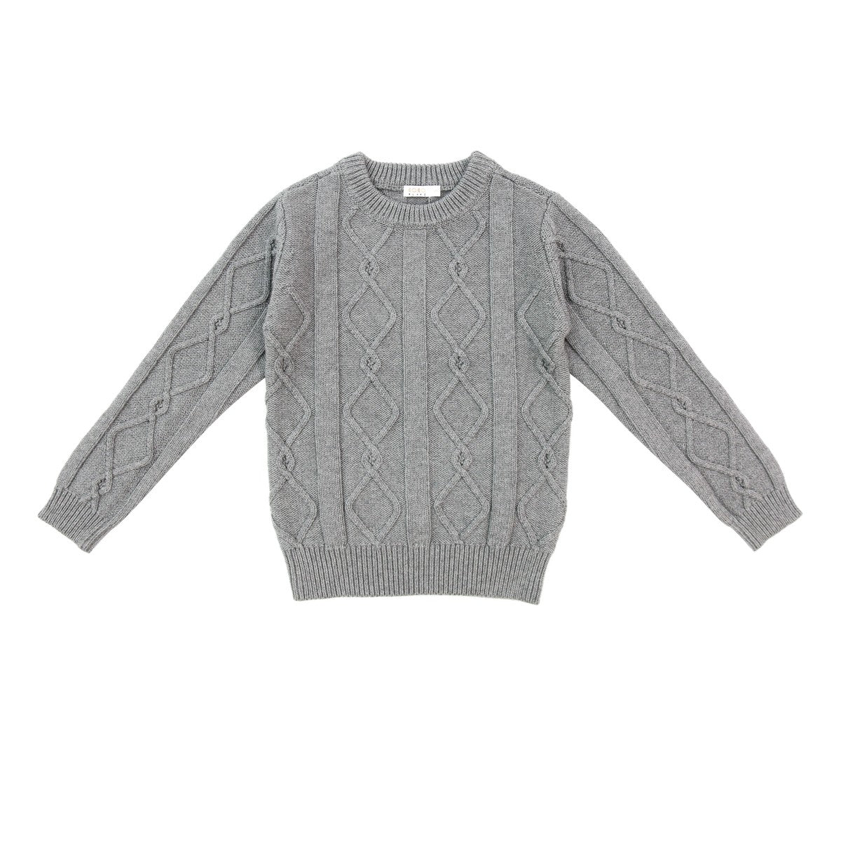 Coco Blanc Grey Diamond Crew Sweater – Young Timers Boutique