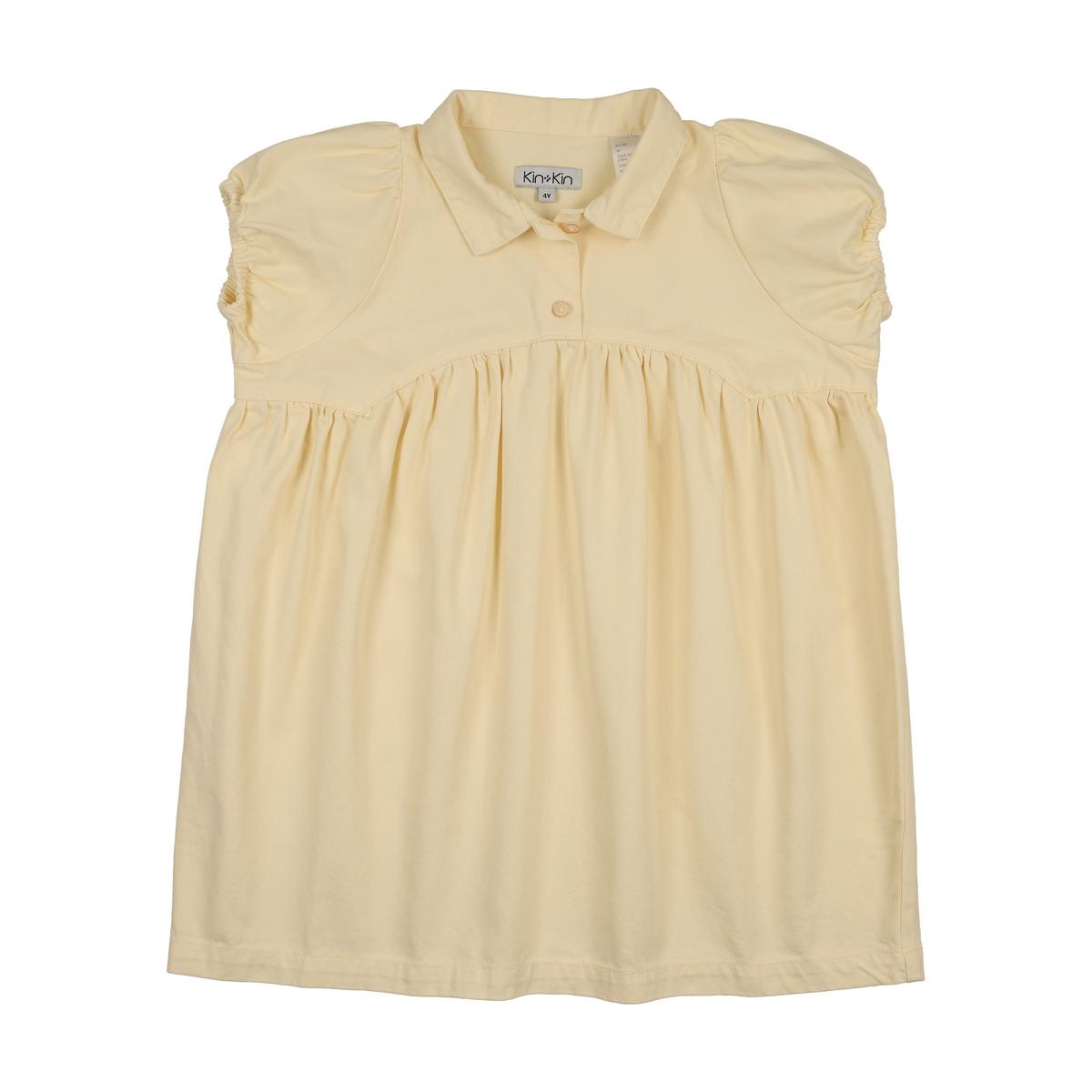 Kin Kin Yellow Denim Short Sleeve Shirt Dress – Young Timers Boutique