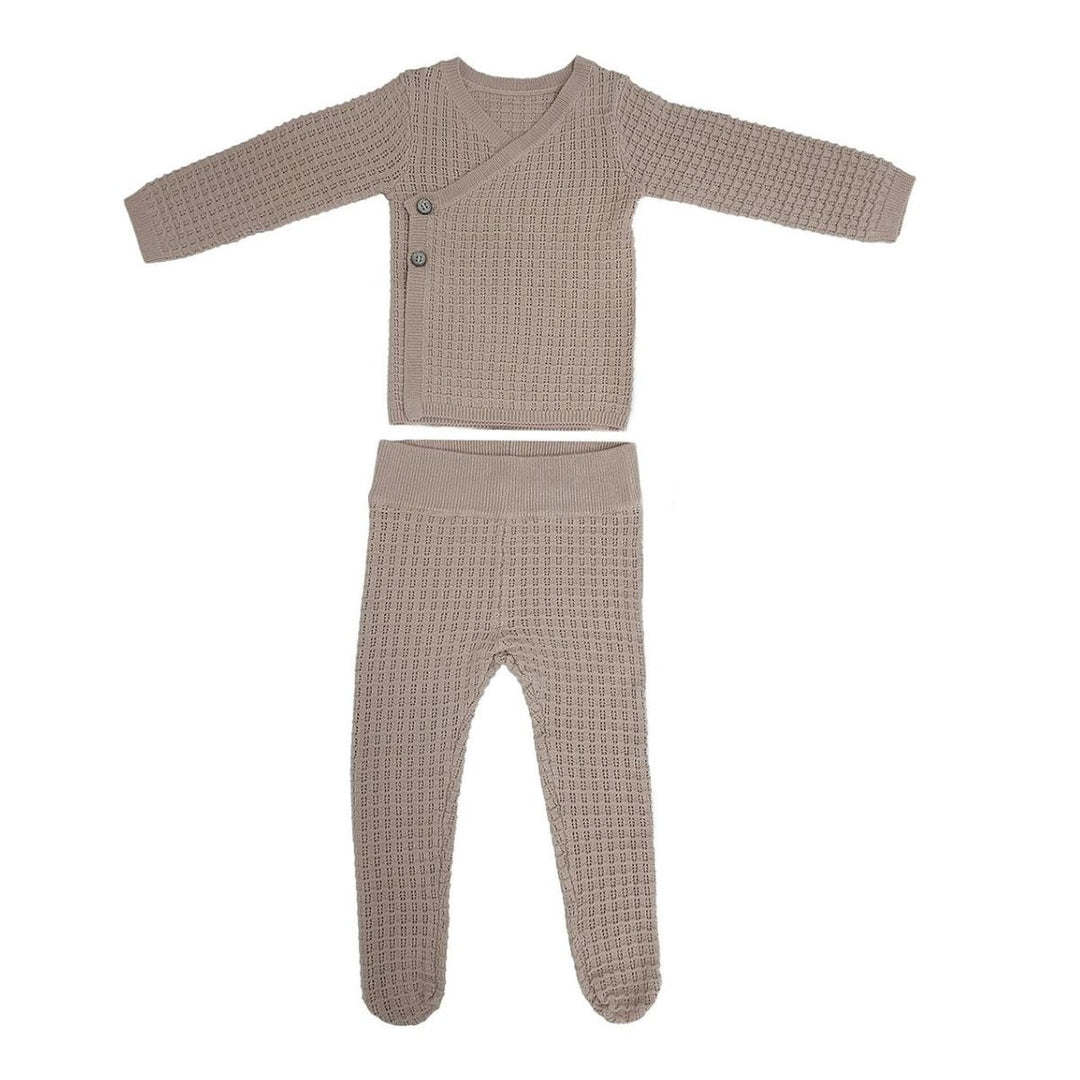 Kipp Pink Textured Wrap Knit Set – Young Timers Boutique