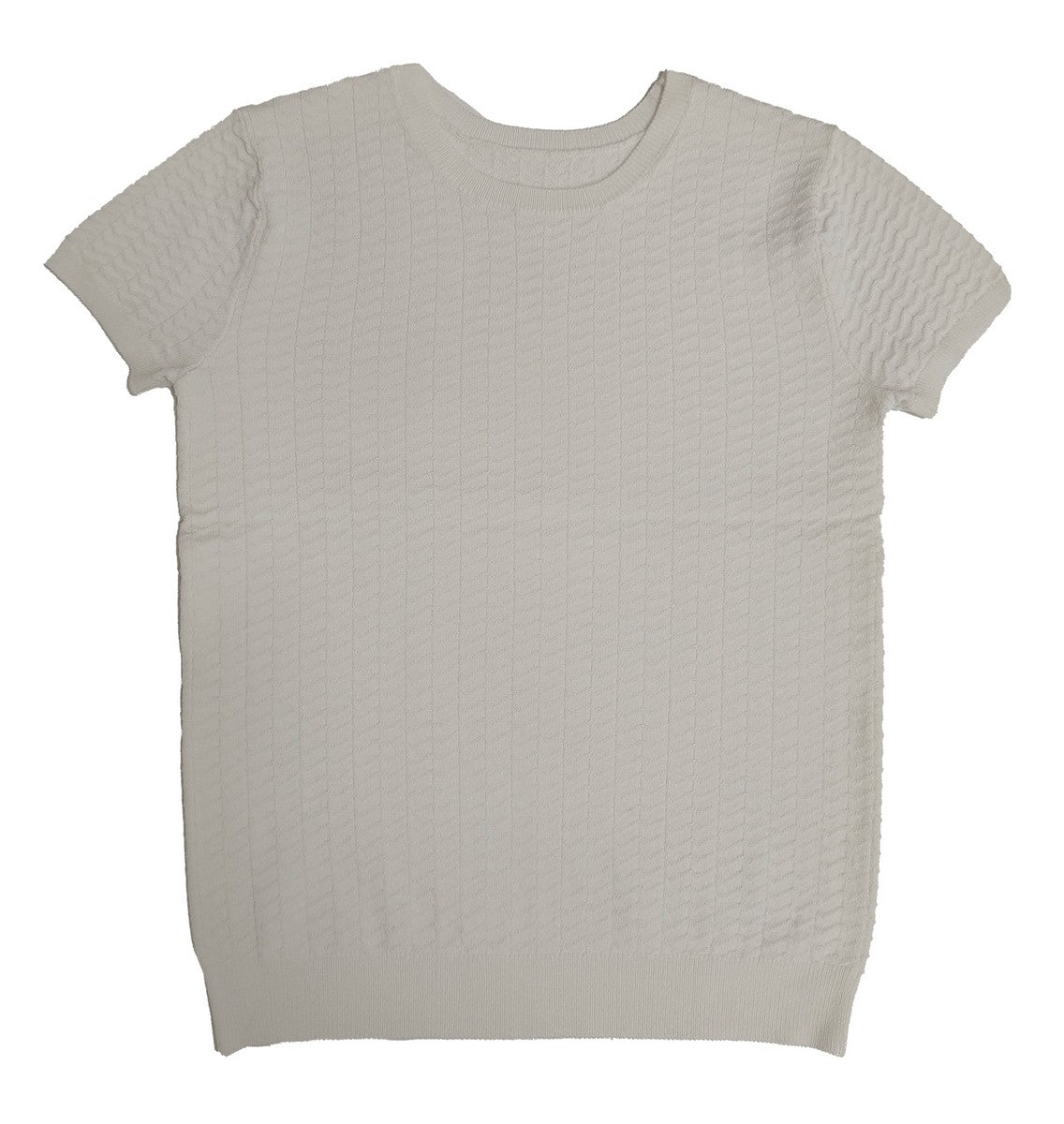 Klai White Textured Knit Sweater – Young Timers Boutique