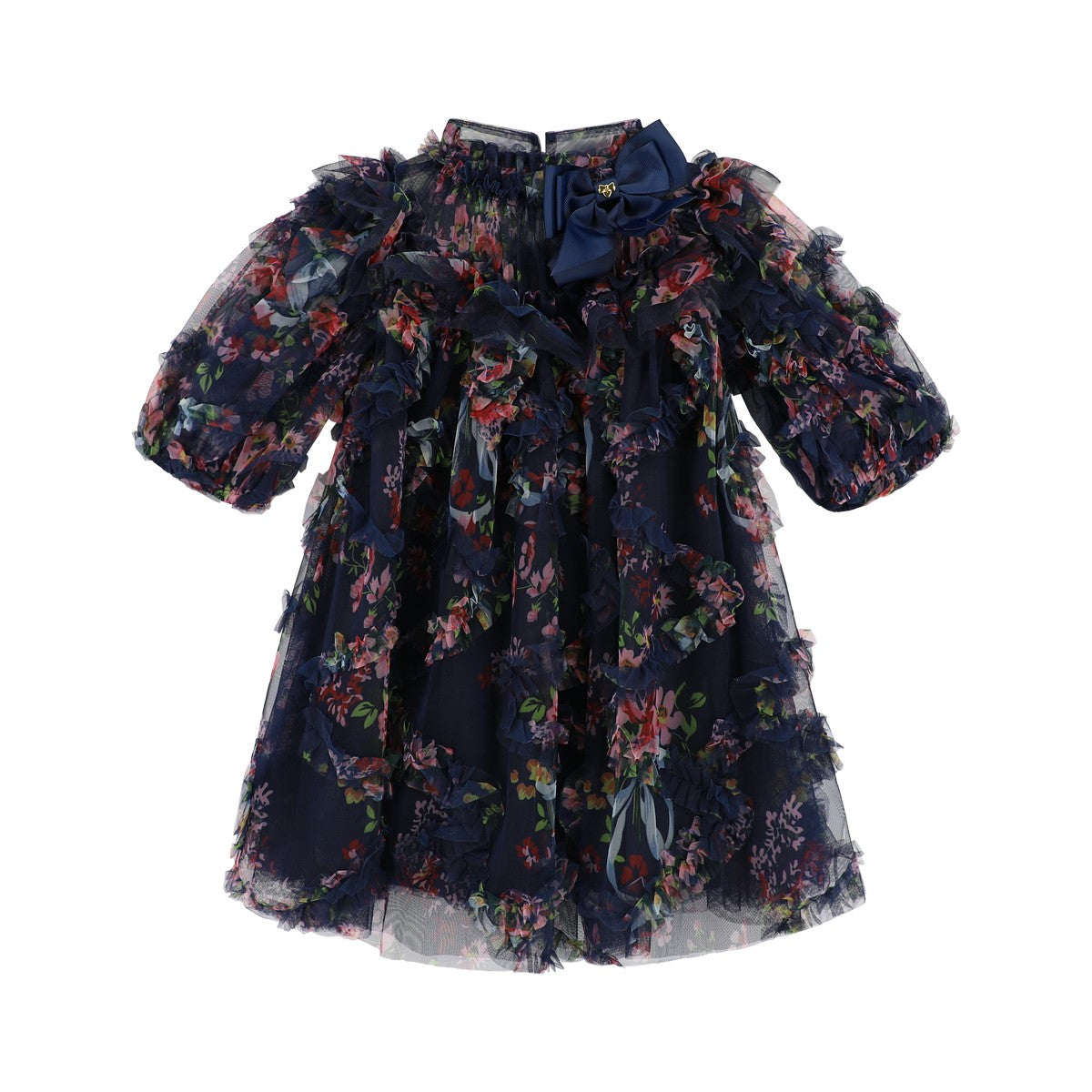 Angel Face Navy Floral Tulle Luella Dress – Young Timers Boutique