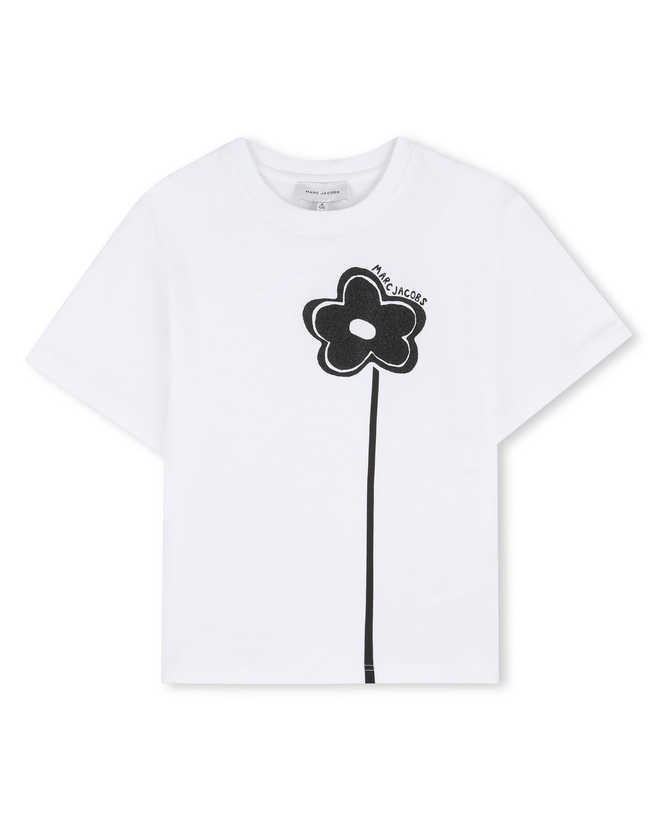 Marc Jacobs White Flower T-Shirt - Girls Designer Tee – Young Timers ...