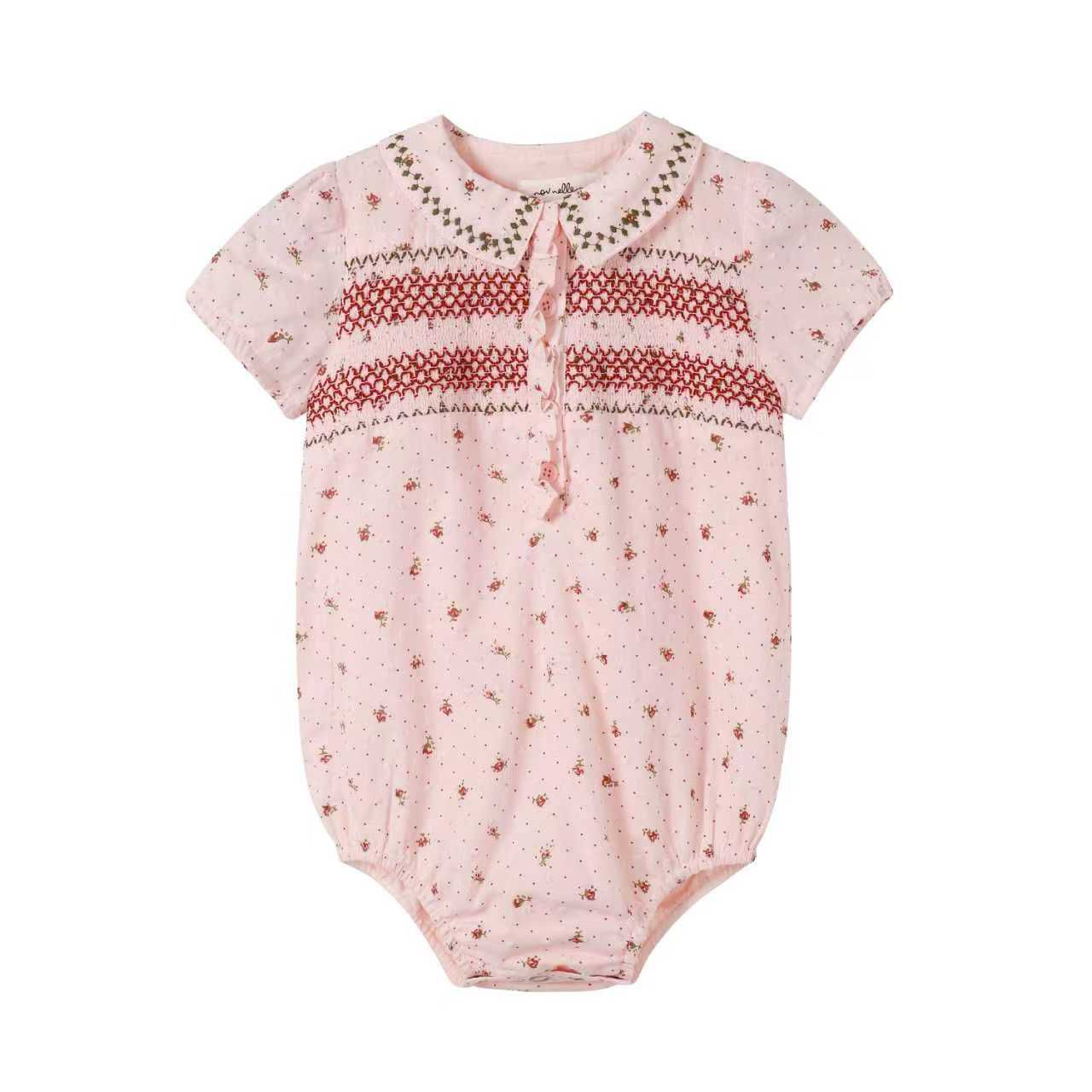 Nou Nelle Pink Smocked Romper – Young Timers Boutique