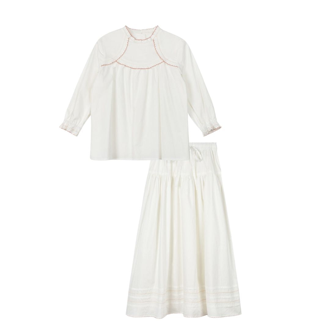 One Child White Tally Scalloped Trimming Set – Young Timers Boutique