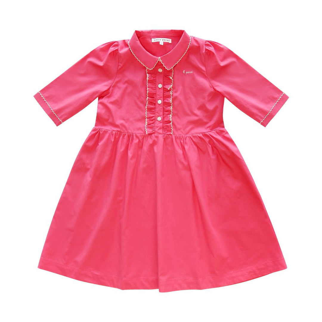 Parni Pink Pico Dress – Young Timers Boutique